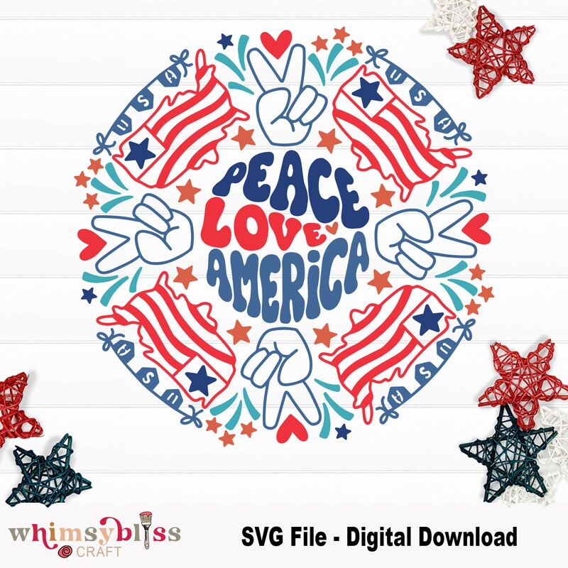 4th of July Mandala - Etsy