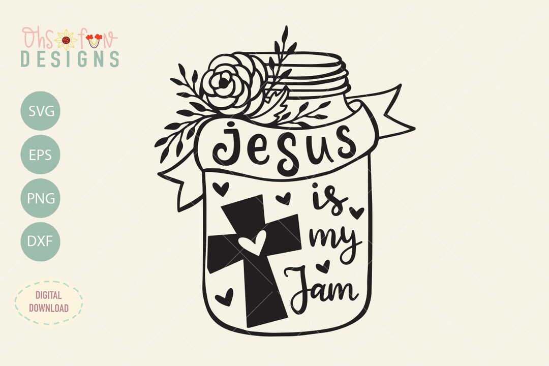 Jesus is My Jam, SVG Cut Files, Digital Download Only, Fall T-shirt ...
