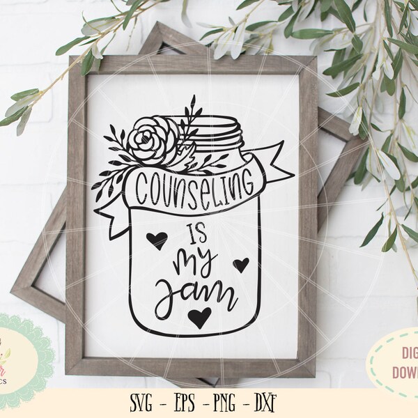 Counseling is My Jam Svg - Etsy