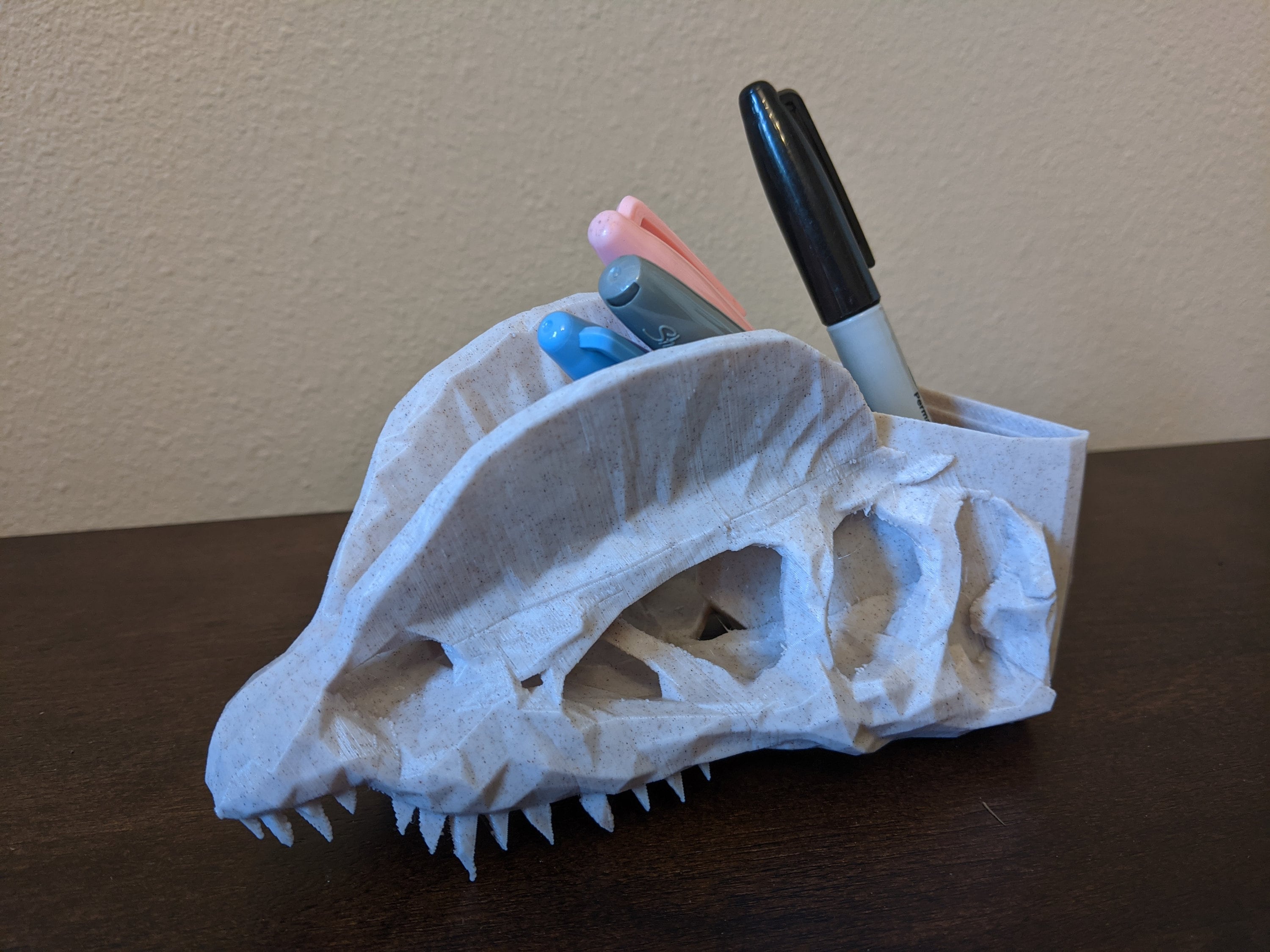 Diplo the Dilophosaurus Dino Pot With Plants, Skull Air Plant Planter ...