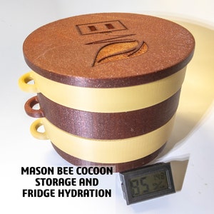 Stackable Mason Bee Cocoon Storage, Hydration Station, 100% ...