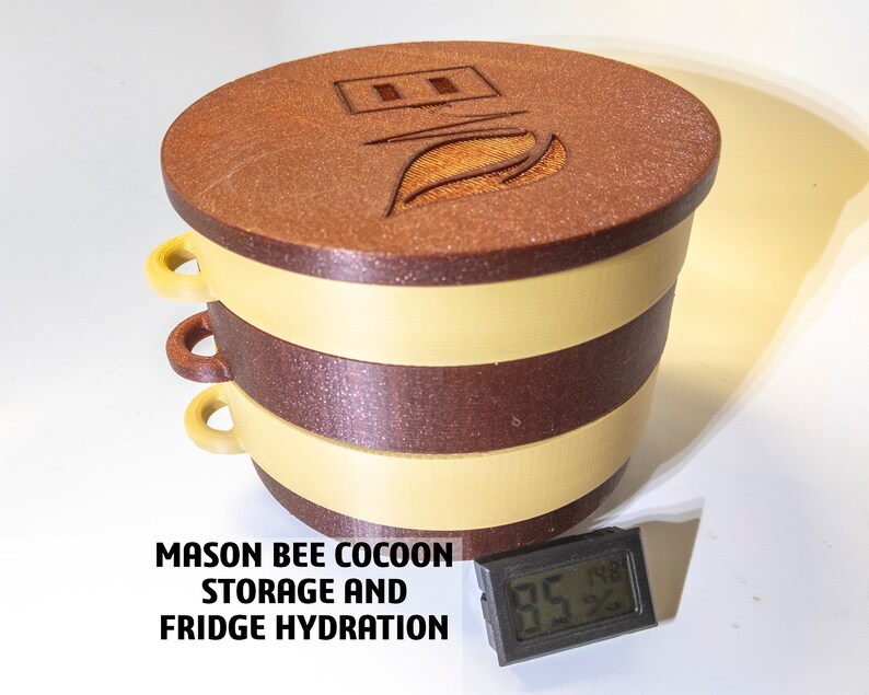 Stackable Mason Bee Cocoon Storage Fridge Humidity Container - Etsy