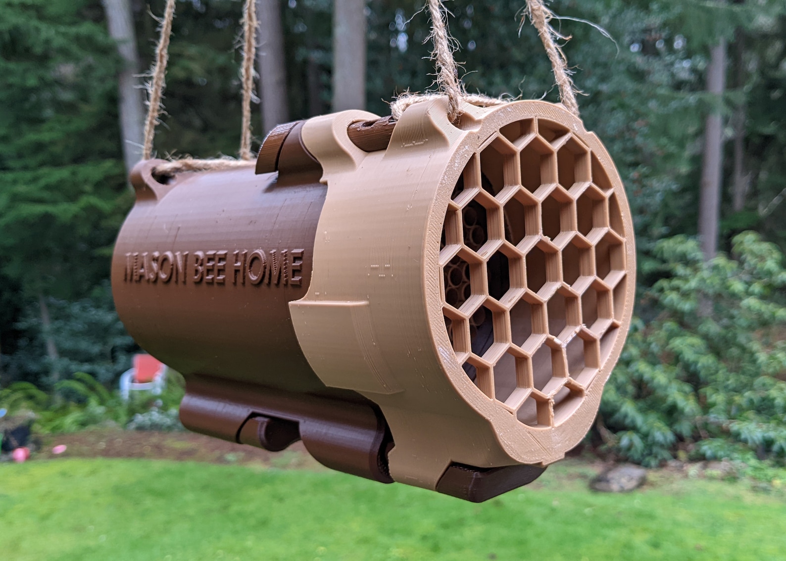 100 Tube Mason Bee House - Top Quality Attaches to Wall or Hanging ...