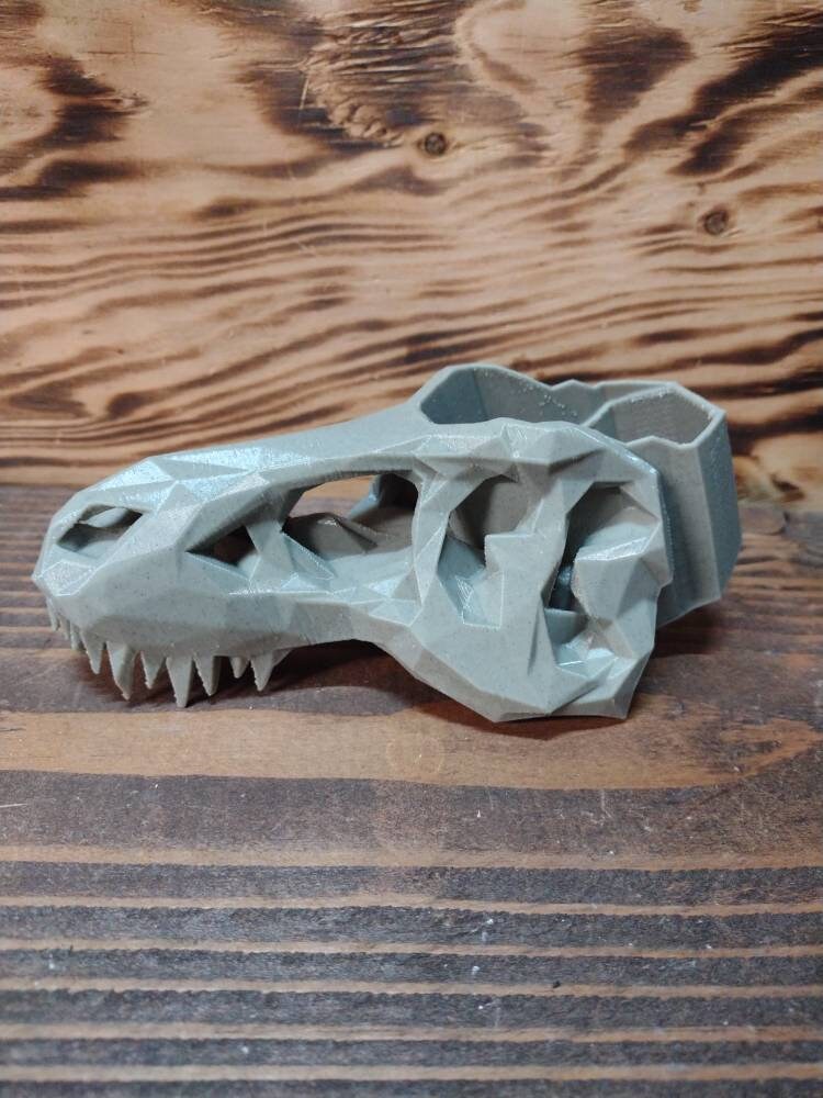 T-bone the T-rex Skull Planter With Plants THE ORIGINAL - Etsy