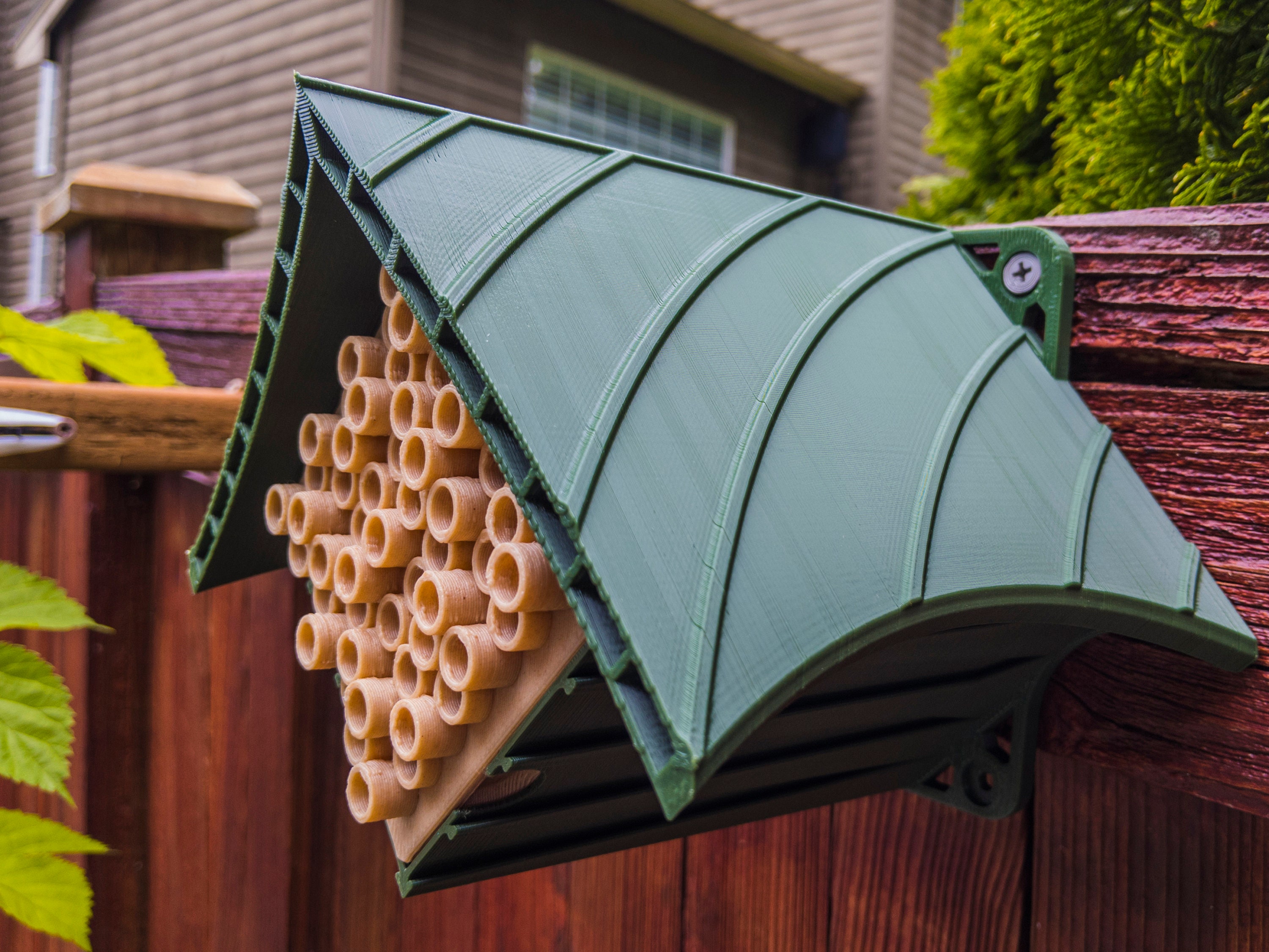 49 Tube Mason Bee House - the Cozy Cottage - Solitary Nesting Hive ...