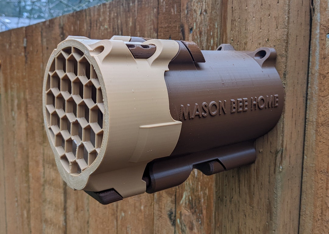 100 Tube Mason Bee House Top Quality Attaches to Wall or - Etsy