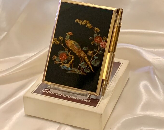 Vintage Stratton Oriental Pheasant Note Pad and Pen With Spare Refill ...