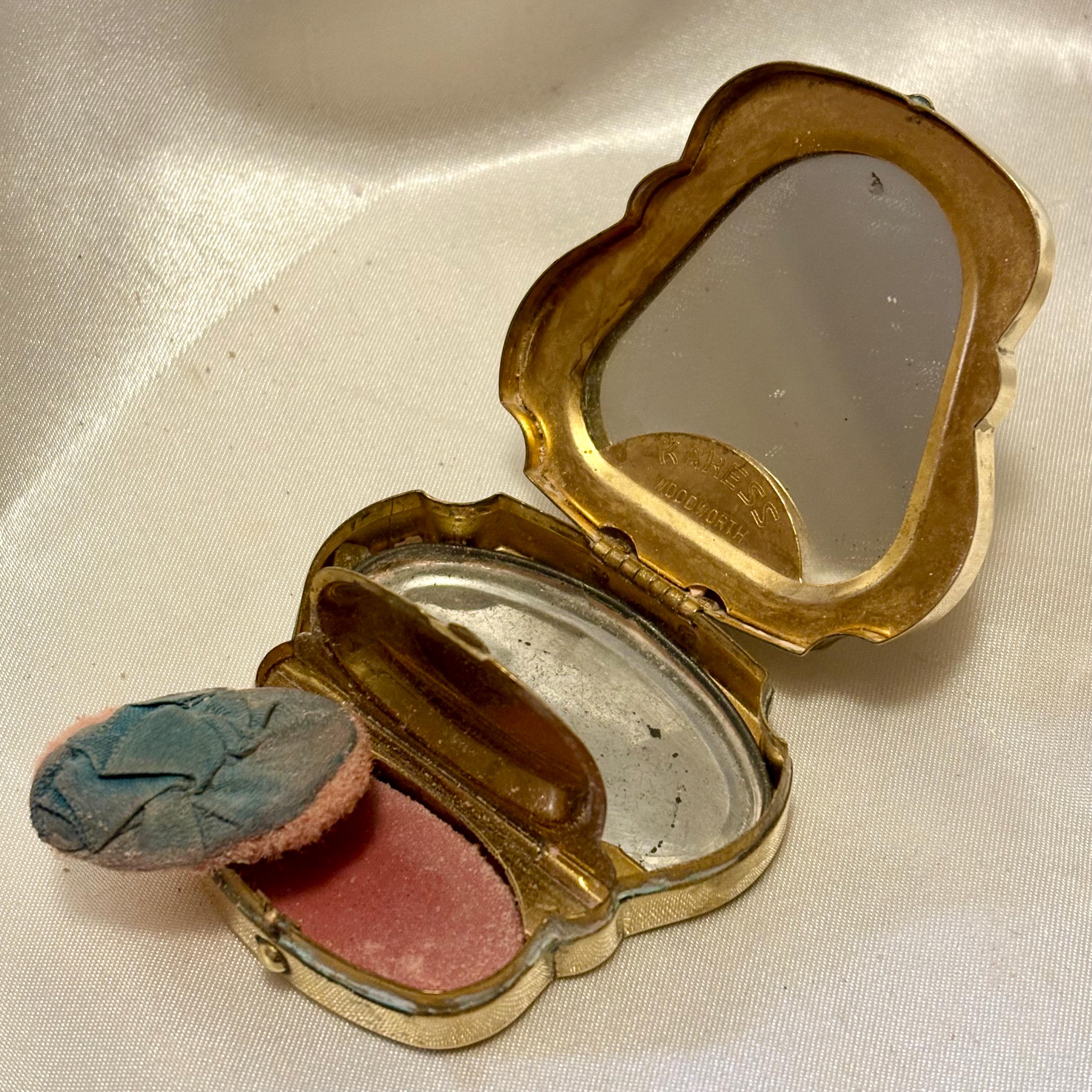 Rare Woodworth Karess Art Deco Powder and Rouge Compact 1920s - Etsy