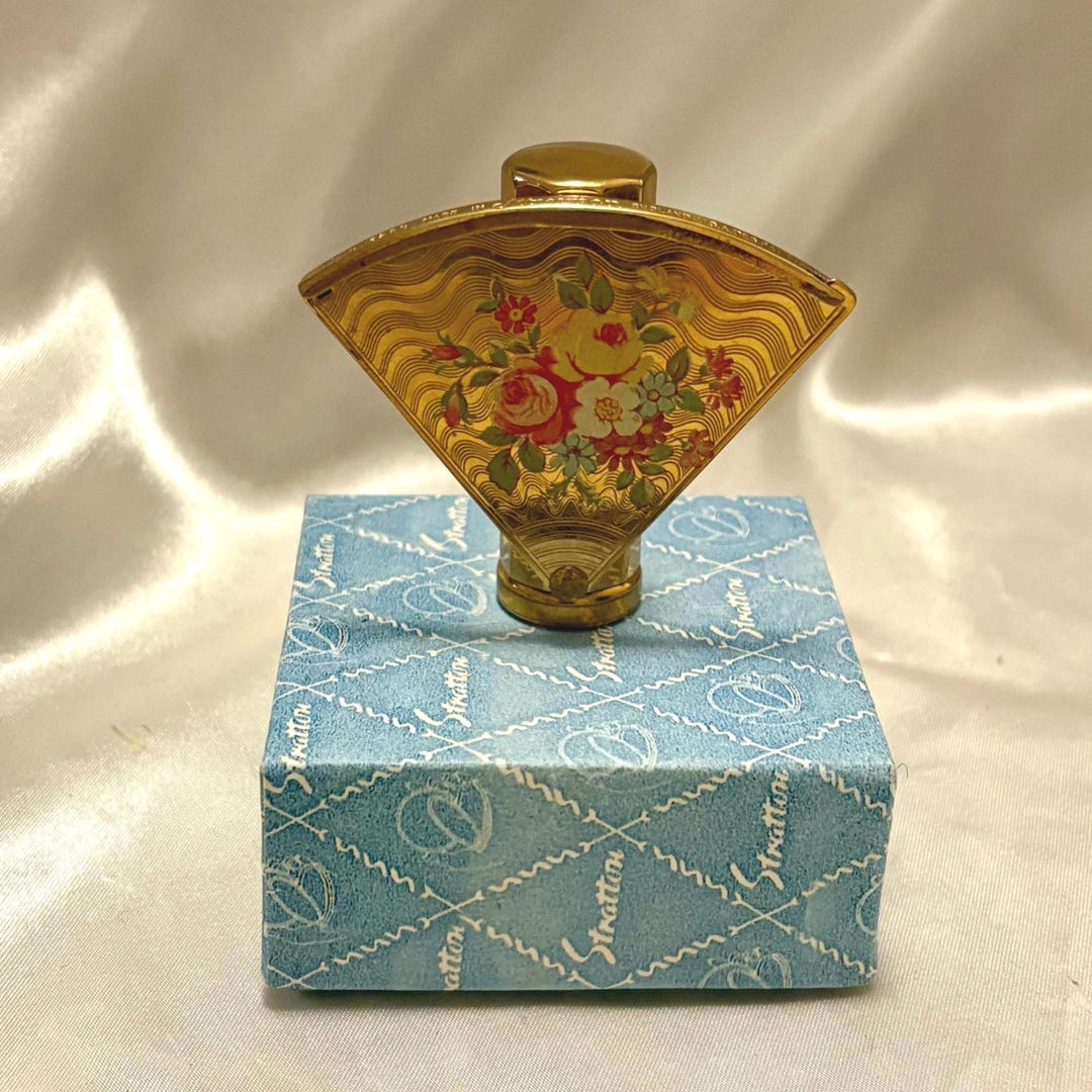 Stratton Lip-vue Fan Lipstick Case. Bouquet of Roses Design. Lipstick Mirror, Boxed. 1950s - Etsy