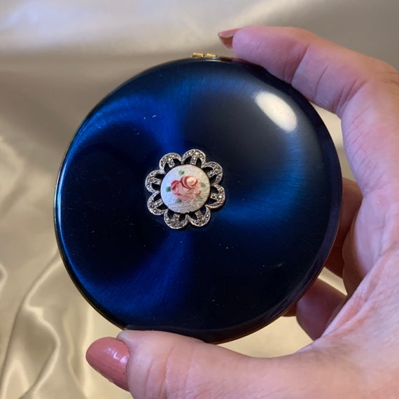 Kigu blue compact set. Convertible powder compact and… - Gem