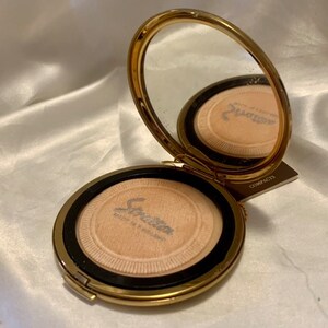 Vintage Stratton Compact. Engine Turned Gilt. Mini Convertible Powder ...