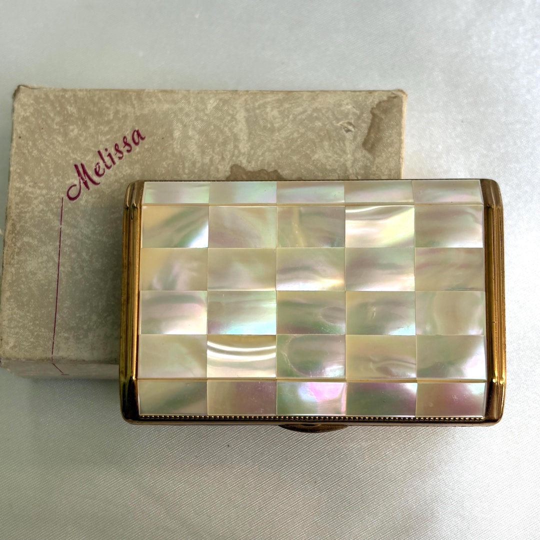 Vintage Melissa Musical Powder Compact With Photo Frame. Fully Working ...