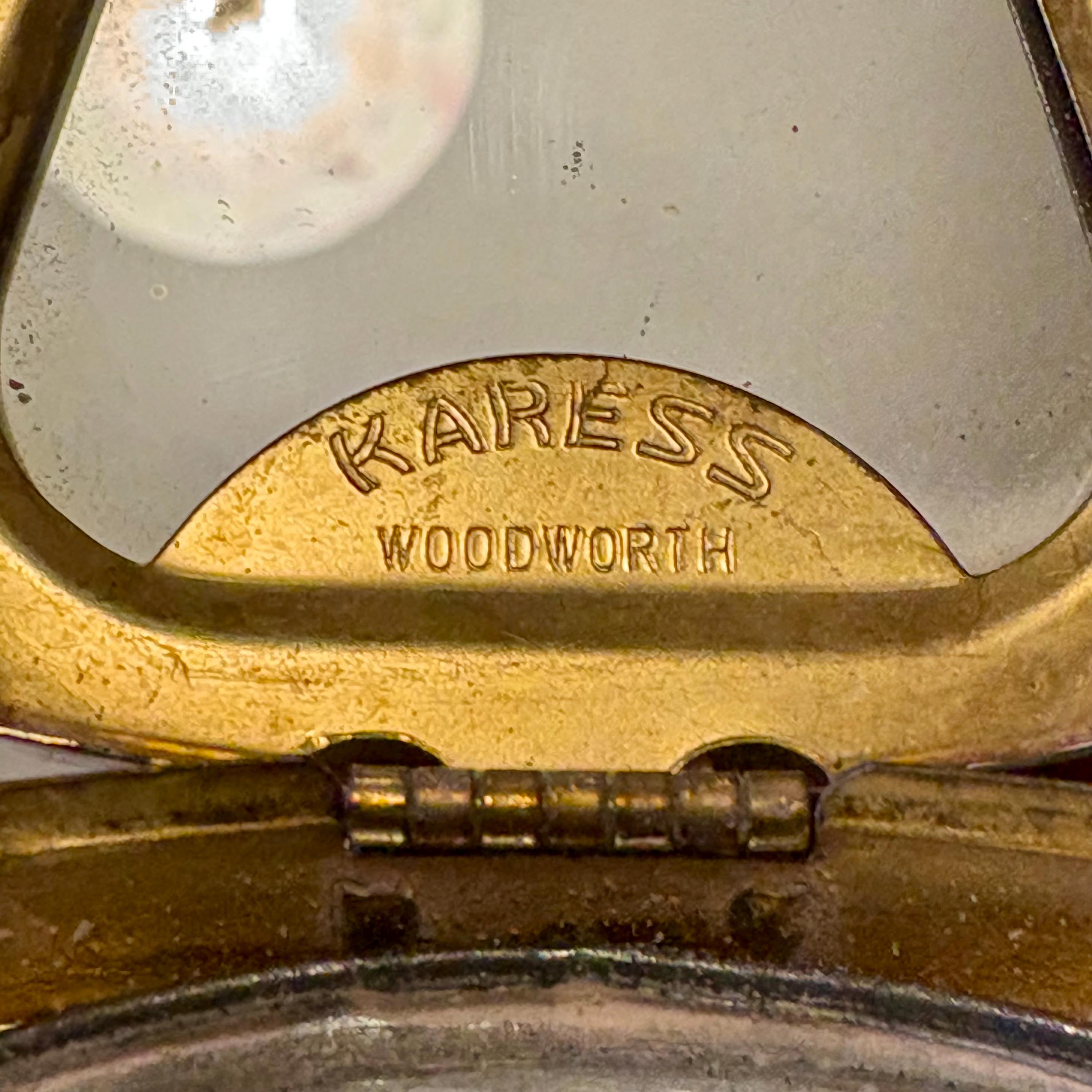 Rare Woodworth Karess Art Deco Powder and Rouge Compact 1920s - Etsy