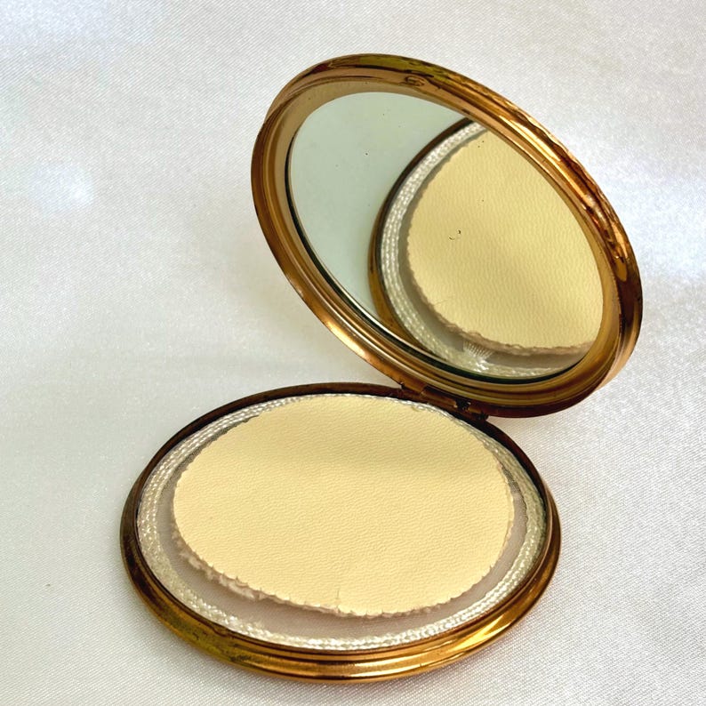 Ballerina Powder Compact, Comb Case and Lipstick Case Set. Original ...