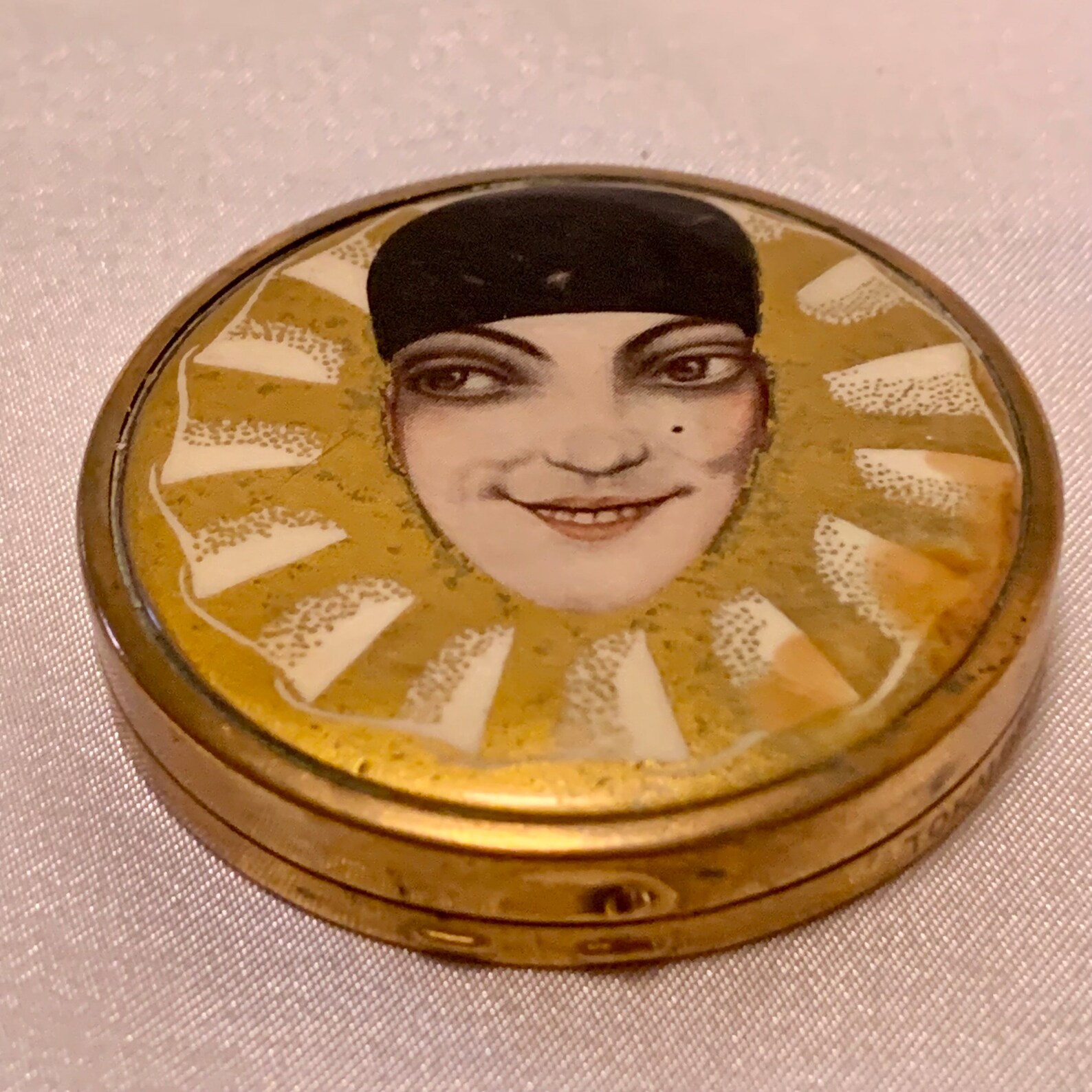 Rare Tokalon Paris Art Deco ‘pierrot’ Designed by René Lalique. Powder ...