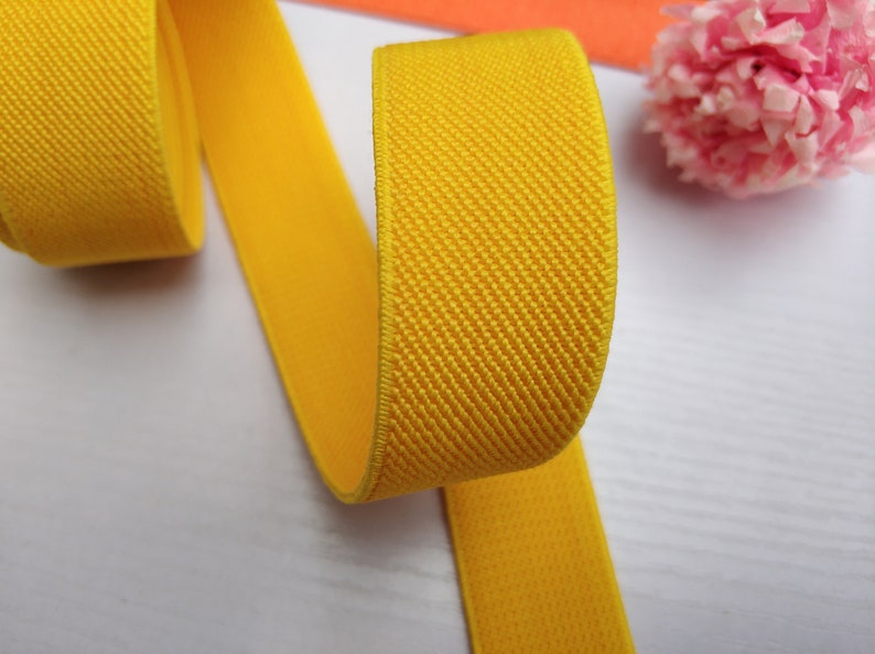 1inch 25mm Wide Colored Double-side Twill Elastic Band - Etsy