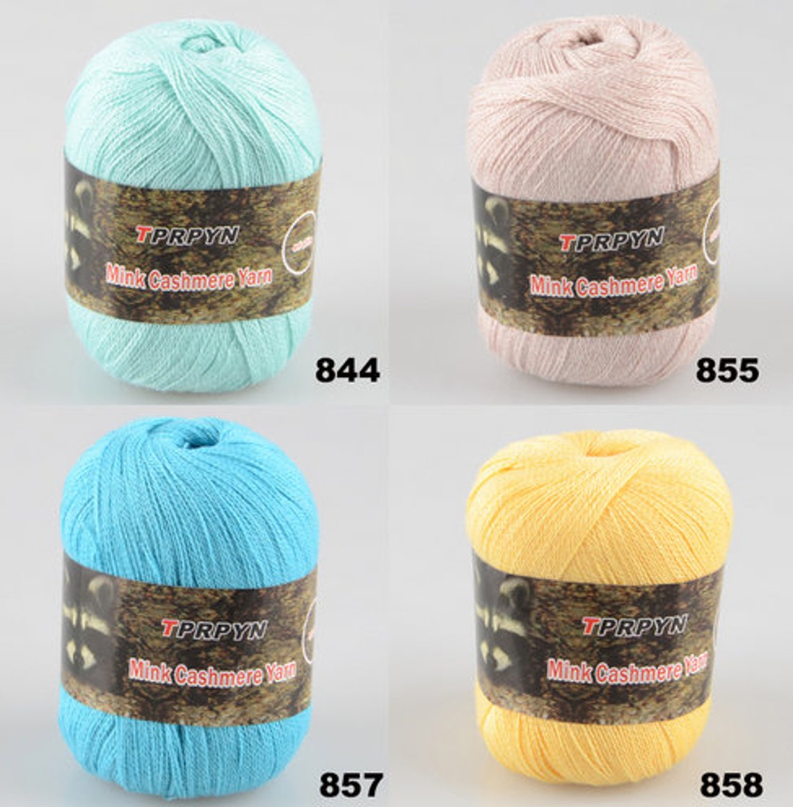 50g Mink Cashmere Yarn for Hand Knitting Mink Baby Thin Wool - Etsy