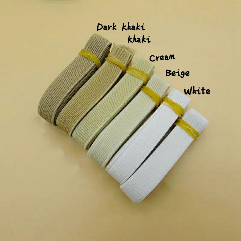 1/2 Inch 12mm Wide Colored Double-side Elastic Band, Elastic Trim ...