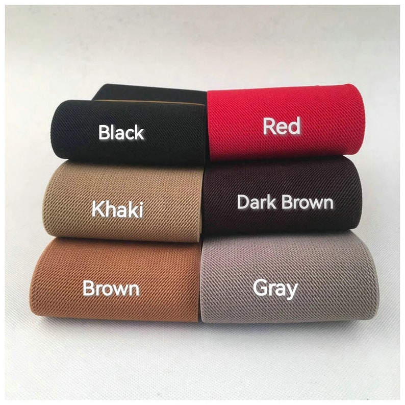 4 Inch 100mm Wide Colored Twill Elastic Band Waistband - Etsy