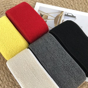 45mm Wide Solid Colored Plush Comfortable Elastic Band ,waistband ...