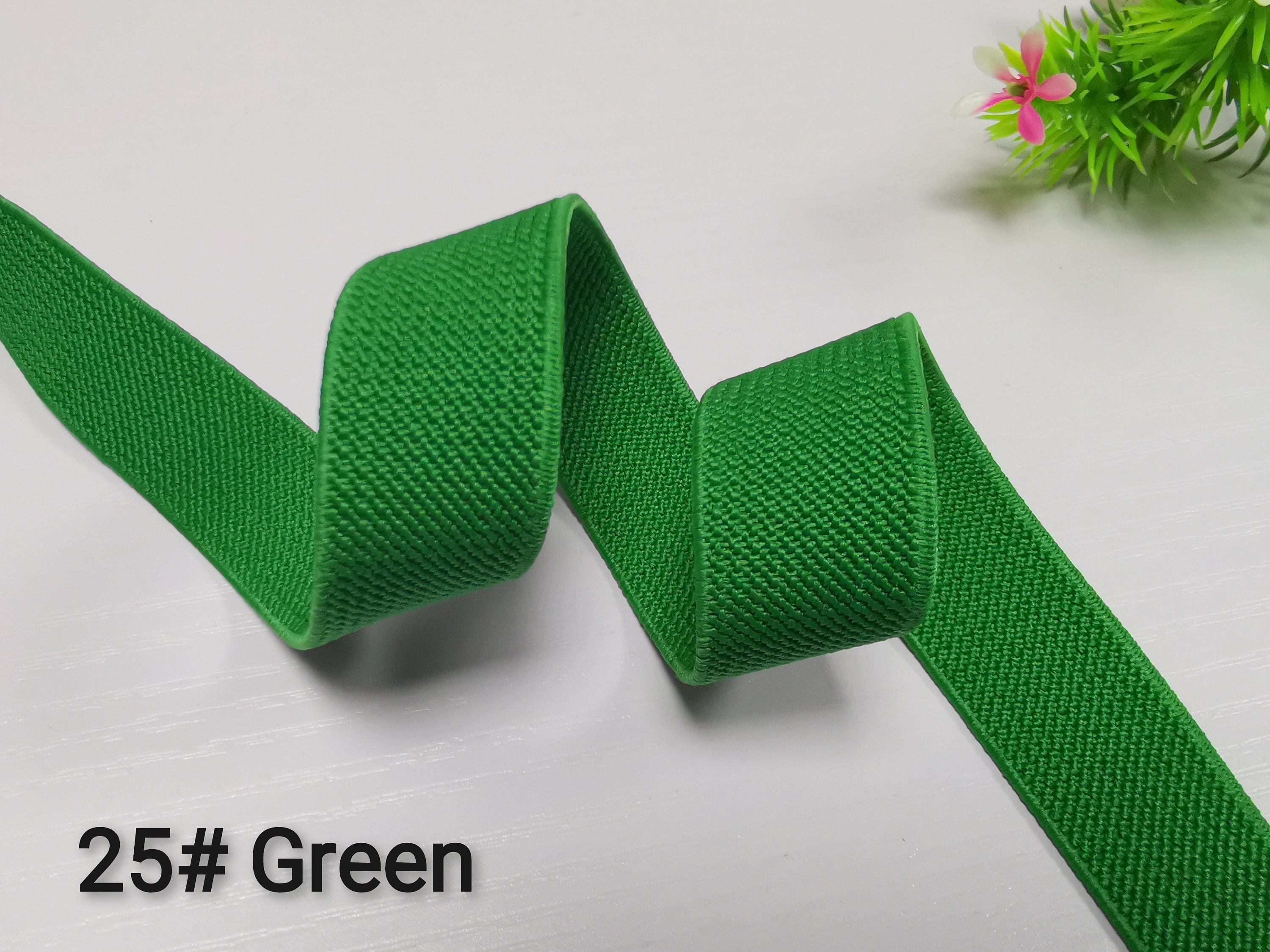 3/4 Inch(20mm) Wide Colored Double-side Twill Elastic Band, Elastic ...