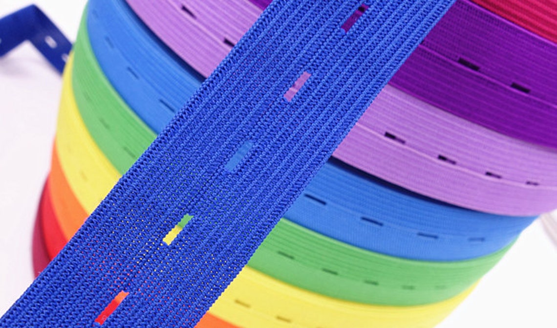 5/818mm Colored Buttonhole Elastic Bandface Mask DIY | Etsy