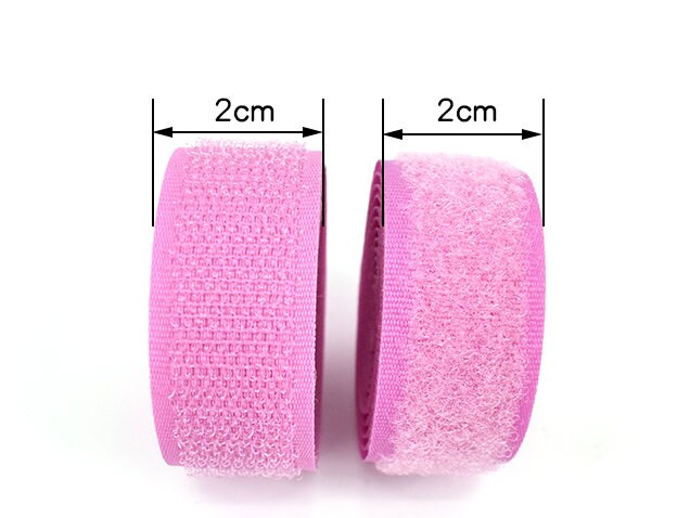 Polyester Hook and Loop Tape: 2CM Wide Sew-on Fastener, 1yard Length (1 ...