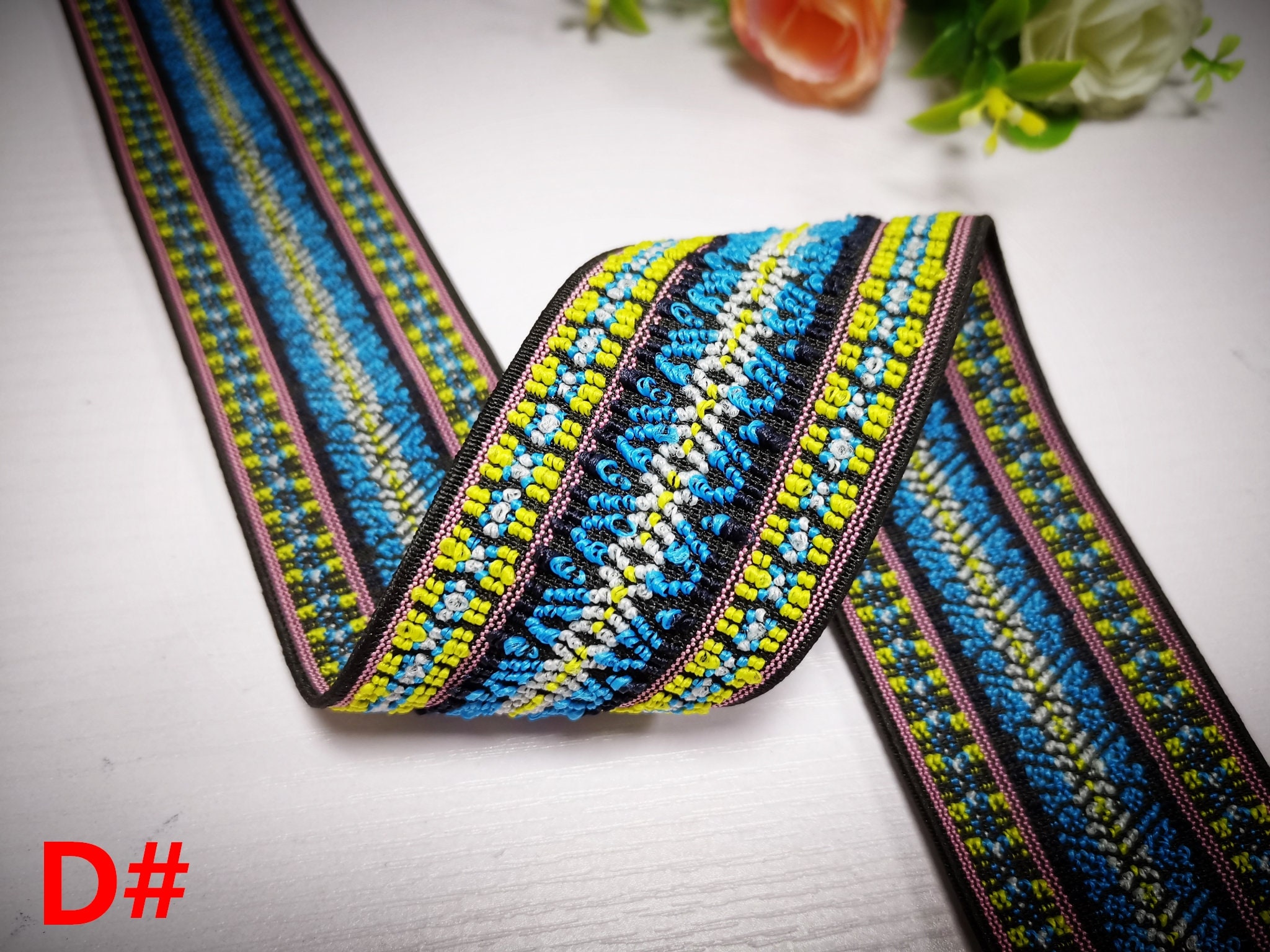 2inch 50mm Jacquard Elastic Band Waistband Elastic Sewing - Etsy