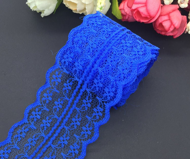 10yards Lace Ribbon 45MM Wide African Lace Fabric Lace Trim | Etsy