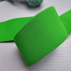 2inch 50mm Wide Colored Double-side Twill Elastic Band, Elastic Trim ...