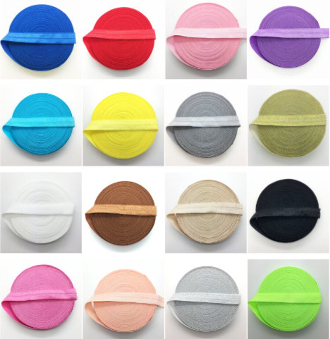 5yards/lot 5/8 15mm Colorful Glitter Soft Elastic Band , Colored ...