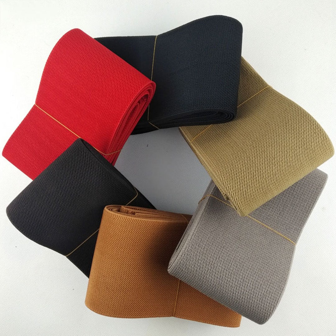 4 Inch (100mm) Wide Colored Twill Elastic Band , Waistband Elastic ...