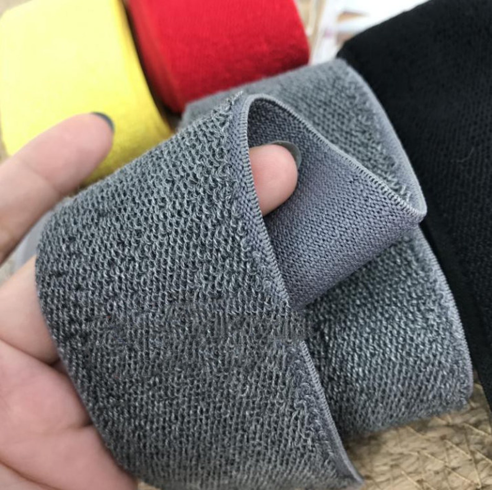 45mm Wide Solid Colored Plush Comfortable Elastic Band | Etsy