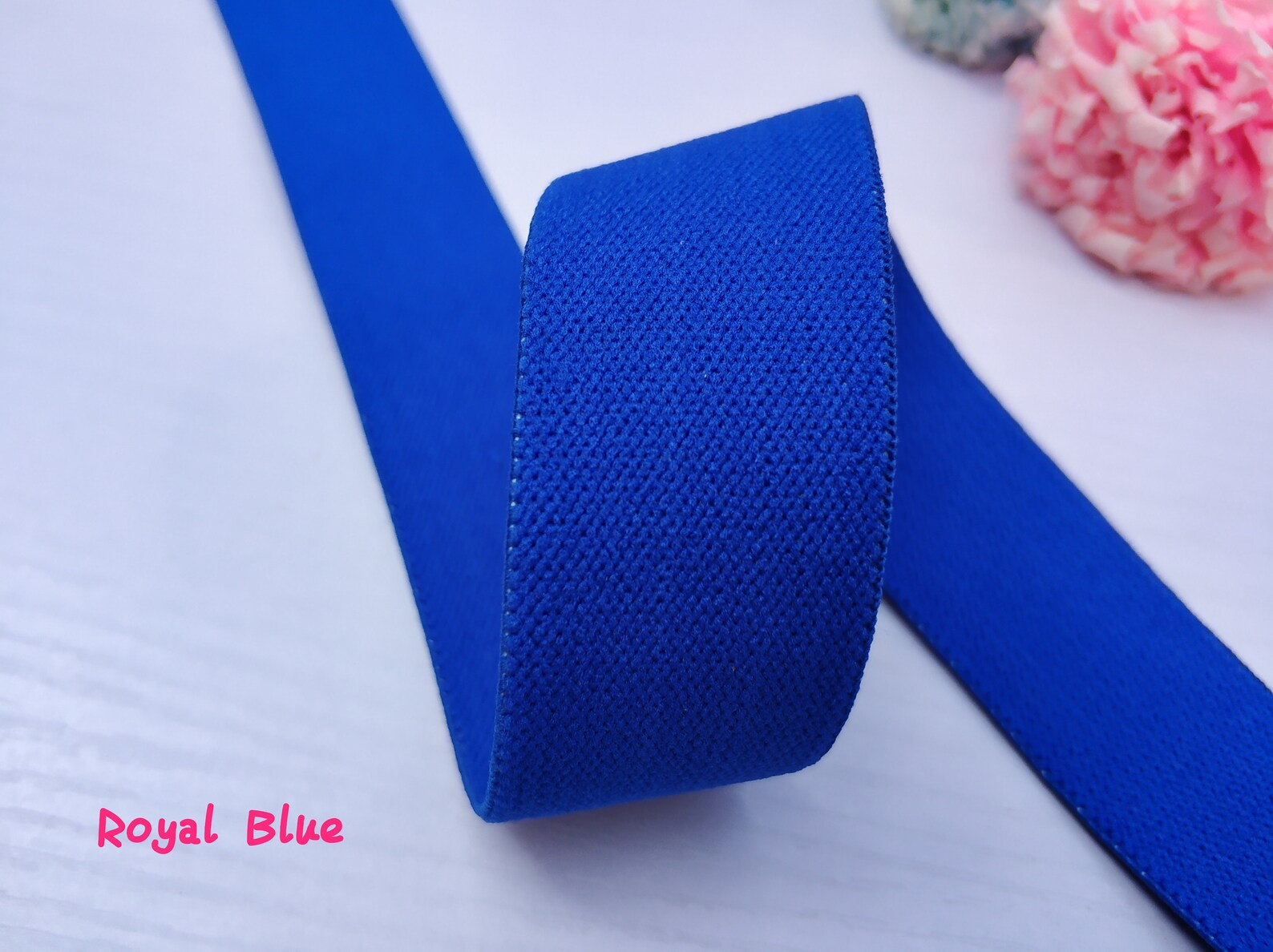 1 Inch 25mm Wide Colored Soft Elastic Band, Elastic Trim, Elastic ...