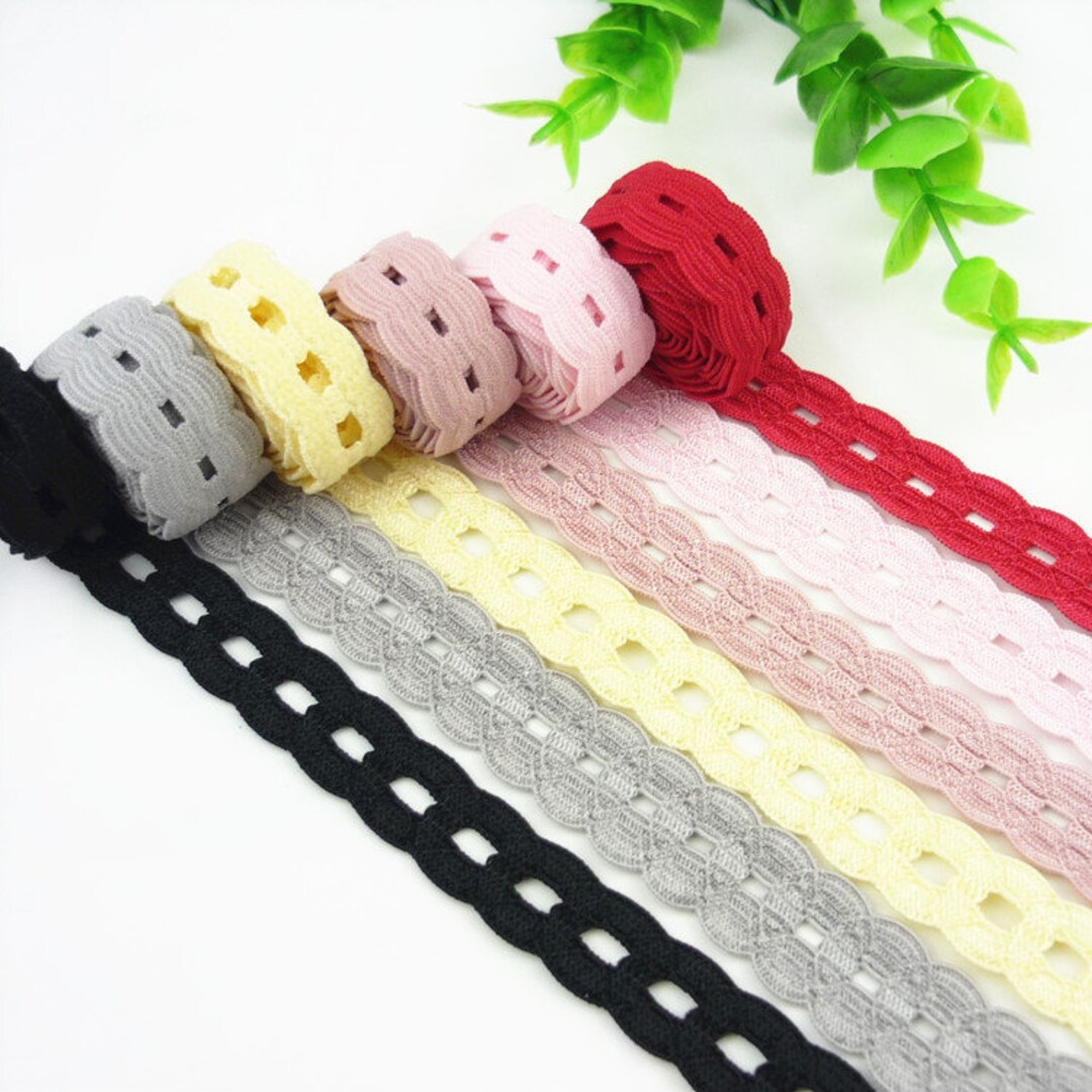 5/8 Inch 15mm Wide Elastic Band, Elastic Trim, Elastic Ribbon, Sewing ...