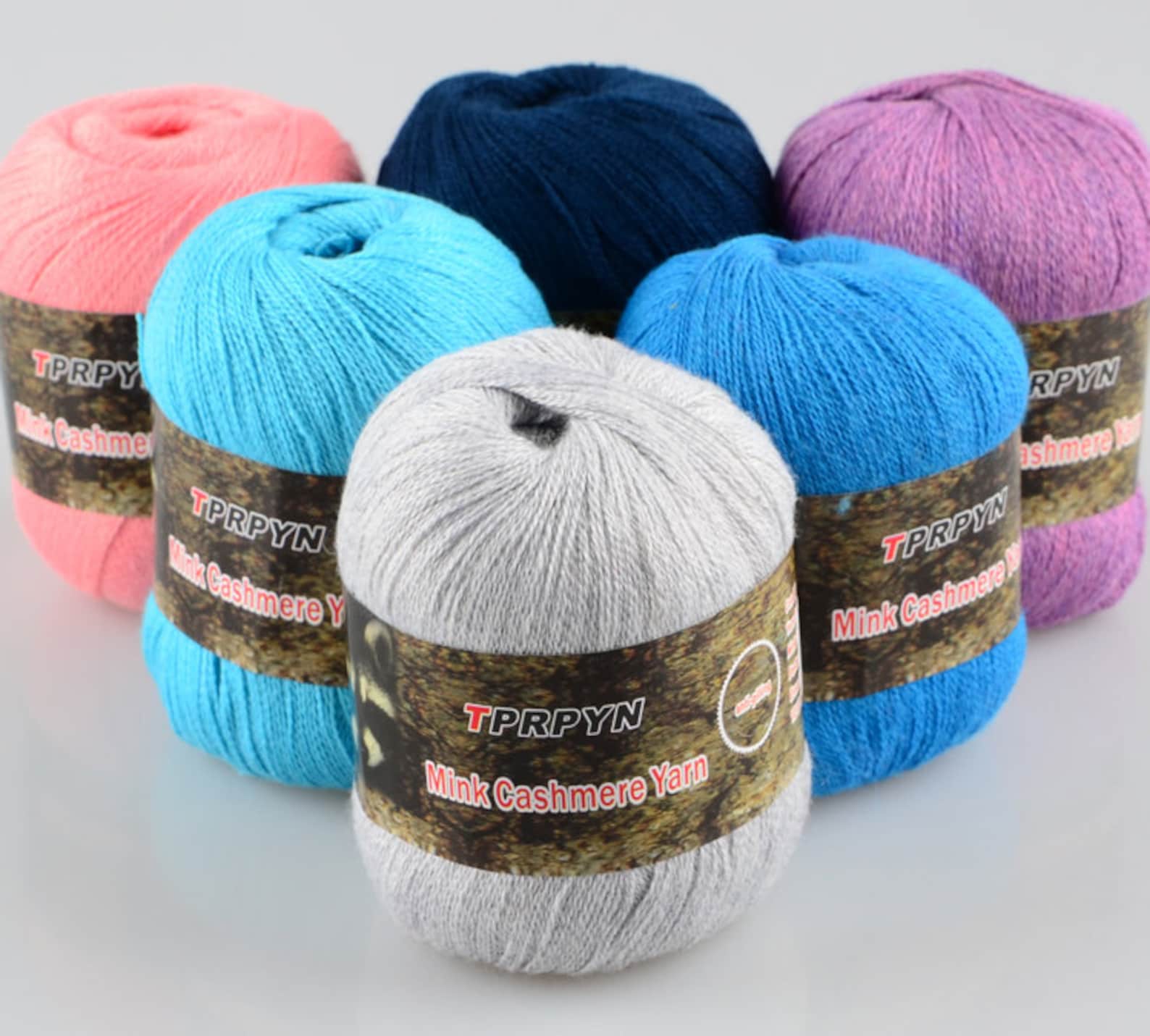 50g Mink Cashmere Yarn for Hand Knitting Mink Baby Thin Wool - Etsy