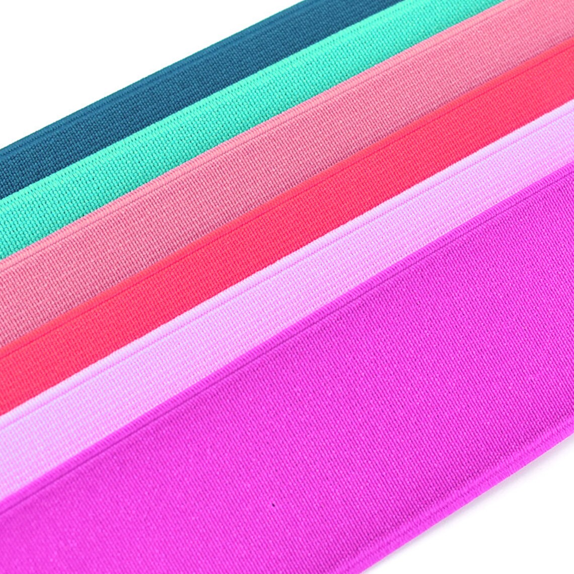2inch 50mm Wide Colored Double-side Elastic Band Elastic | Etsy