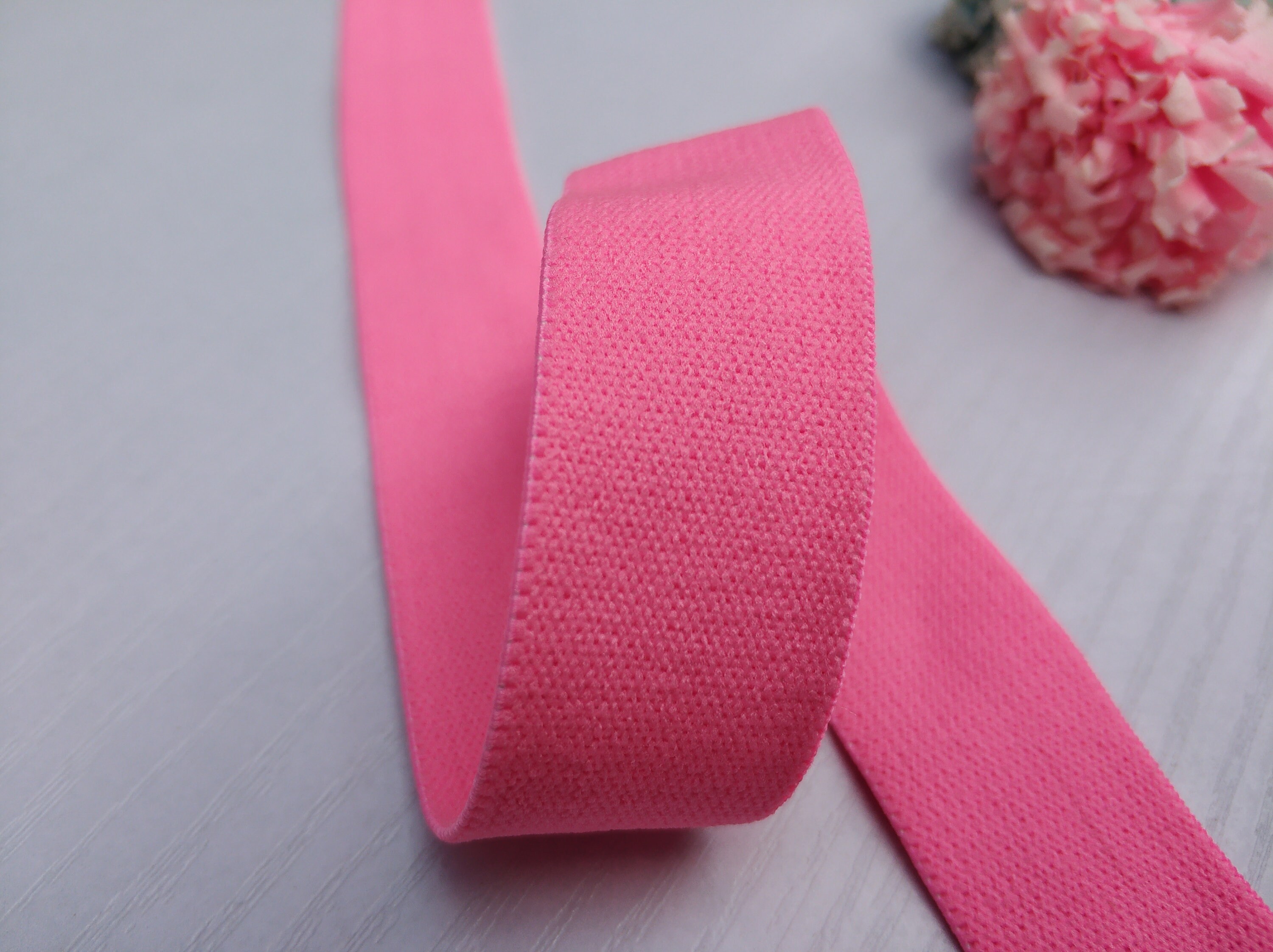 1 Inch 25mm Wide Colored Soft Elastic Band Elastic Trim | Etsy