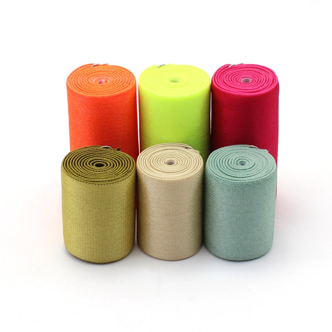 60mm Wide Colored Mercerized Soft Elastic Band, Elastic Trim, Elastic ...