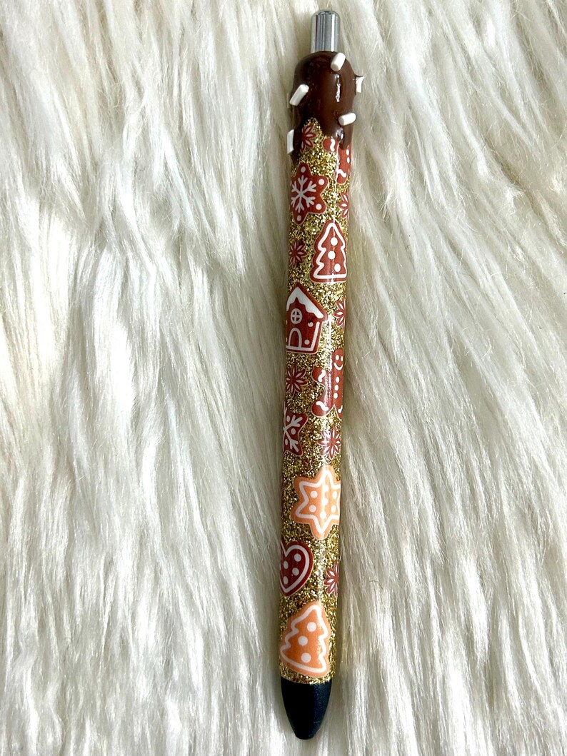 Hand Decorated Glitter Gel Pens - Etsy