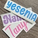 Vinyl Adhesive Decals Stickers - Etsy