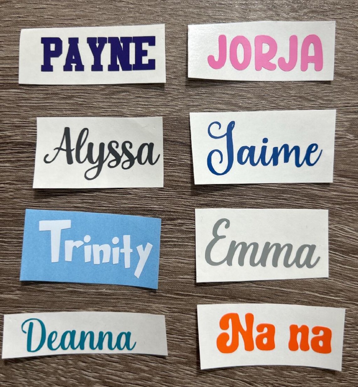 Vinyl Adhesive Decals Stickers - Etsy