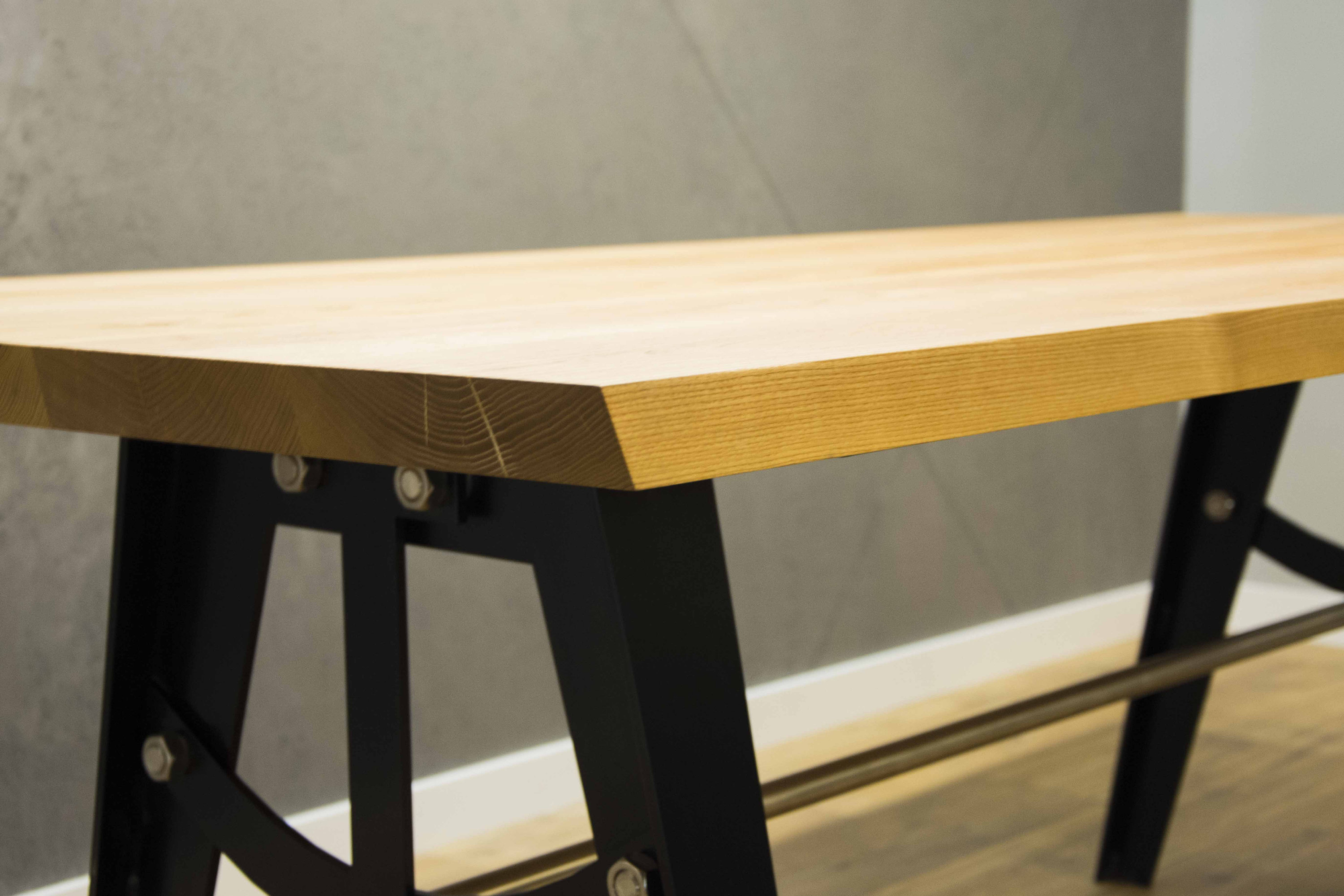 Narvik Industrial Dining Table, Loft Style Modern, Hand Made, Base ...