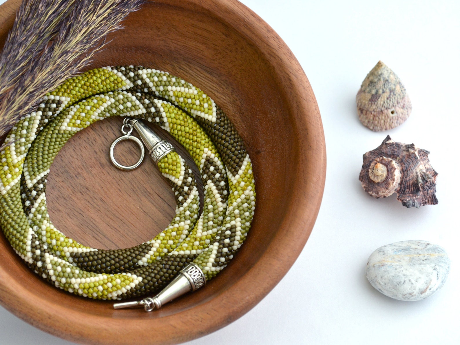 Bead Crochet Seed Beads Necklace Beading Pattern - Etsy