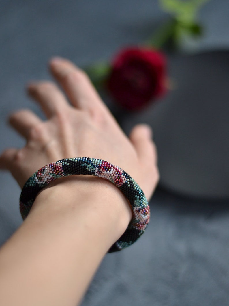 Bead Crochet Bracelet Pattern Bead Crochet Rope Pattern Seed - Etsy