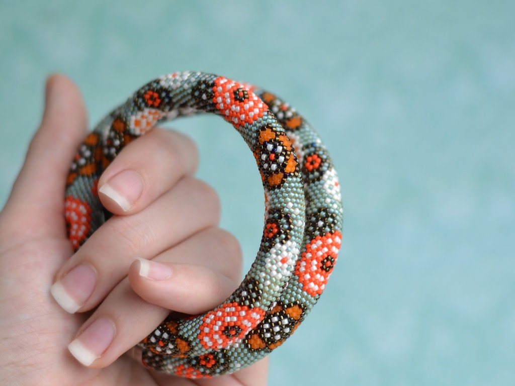 Bead Crochet Pattern Bead Crochet Necklace Pattern Beadwork - Etsy