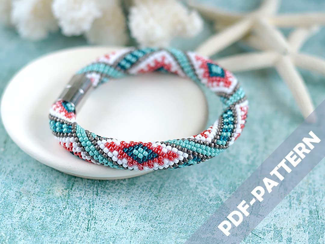 Bead Crochet Bracelet Pattern - Etsy