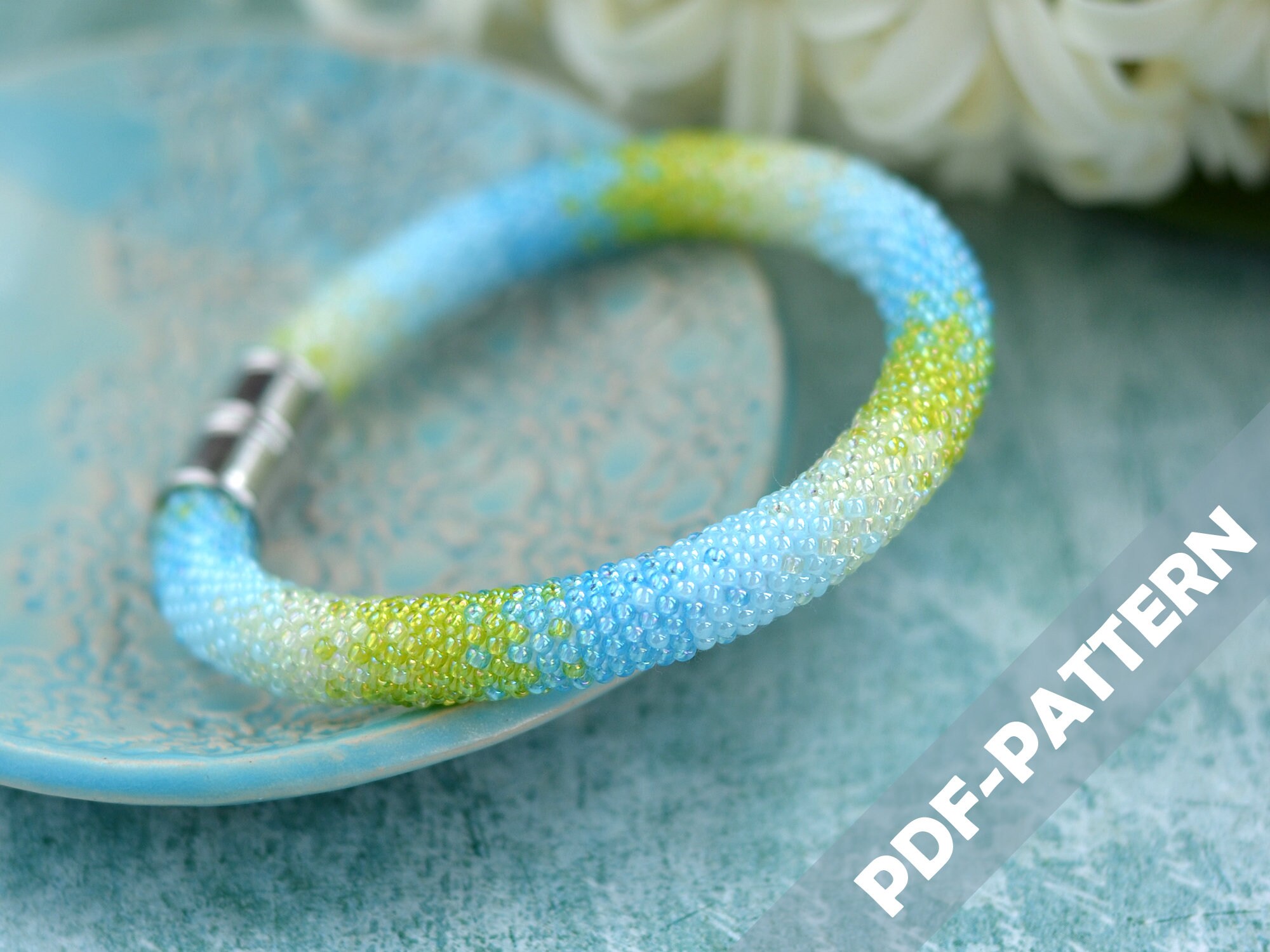 Bead Crochet Gradient Bracelet Pattern - Etsy