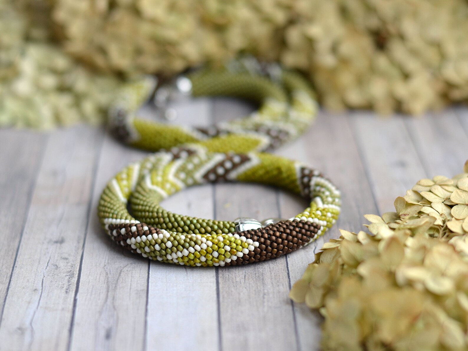 Bead Crochet Seed Beads Necklace Beading Pattern - Etsy