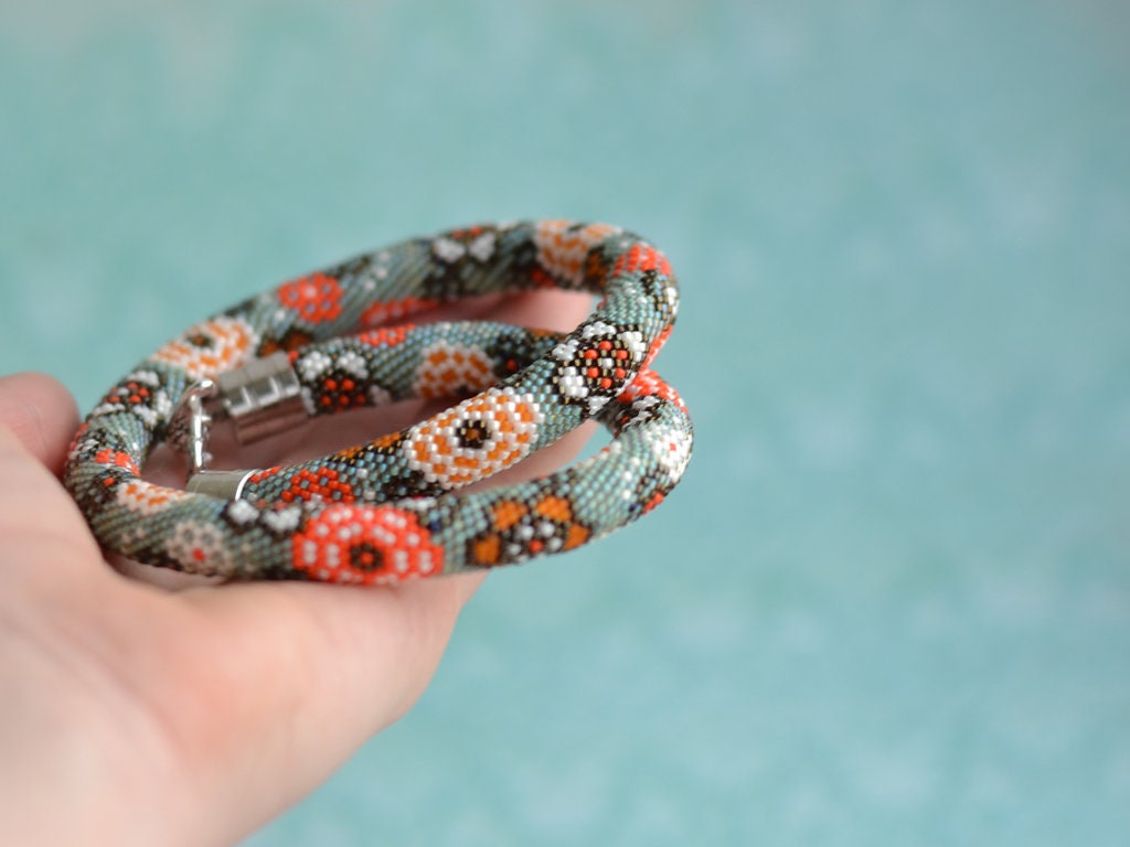 Bead Crochet Pattern Bead Crochet Necklace Pattern Beadwork - Etsy